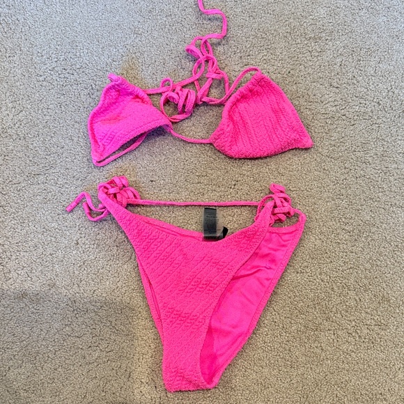 triangl swimwear | Swim | Triangl Swimwear Neon Pink Bikini | Poshmark